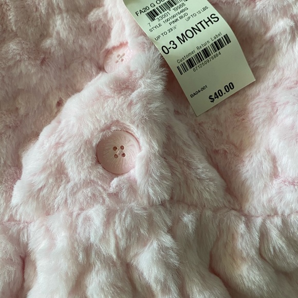 First Impressions | Jackets & Coats | Super Soft Light Pink Baby Coat ...